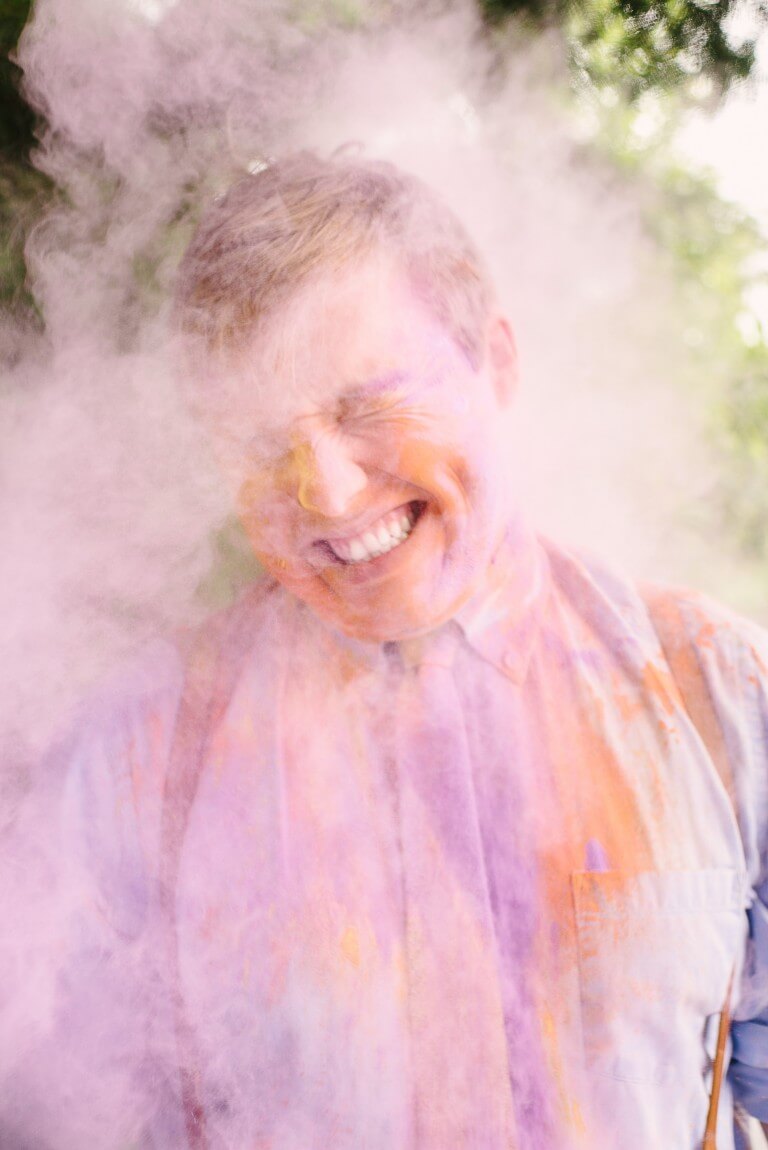 From Color Powder to Water Balloons: Brett & Ray's Epic Wedding Day ...