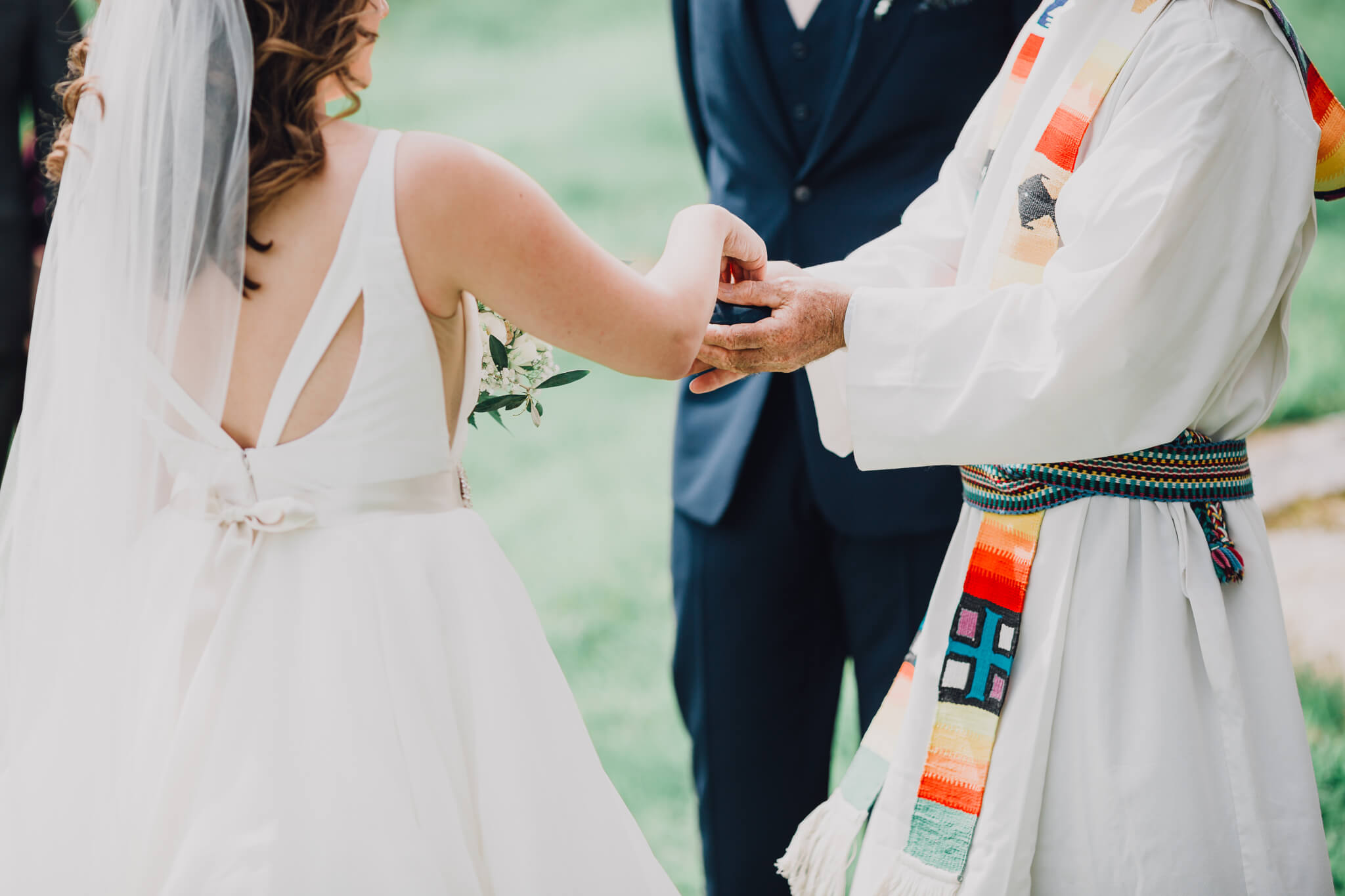 Sam & Benji: STUNNING Cliffs and Ruins Wedding with Blush & Peach ...
