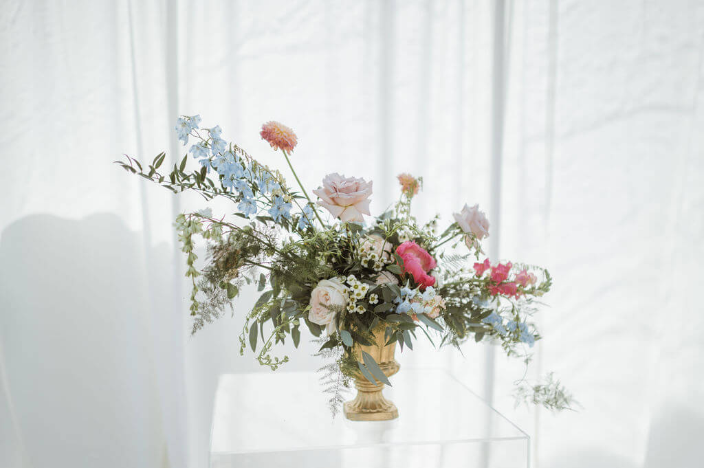 Victoria & Marc: A Feast of Flowers at Ballyfin - Waterlily Weddings