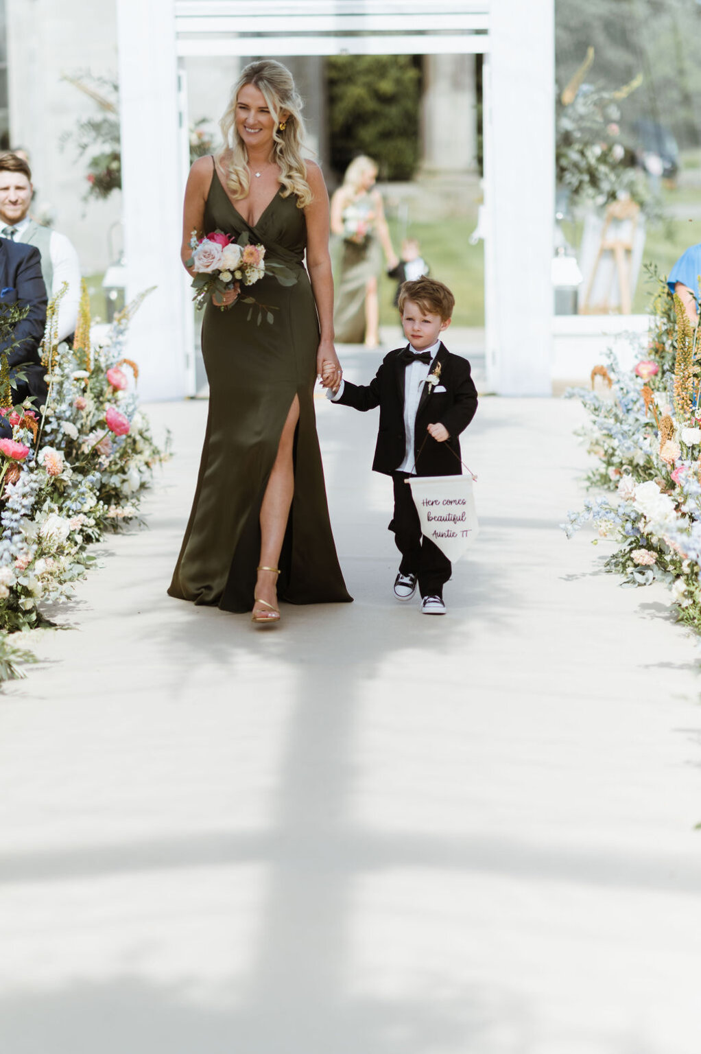 Victoria & Marc: A Feast of Flowers at Ballyfin - Waterlily Weddings