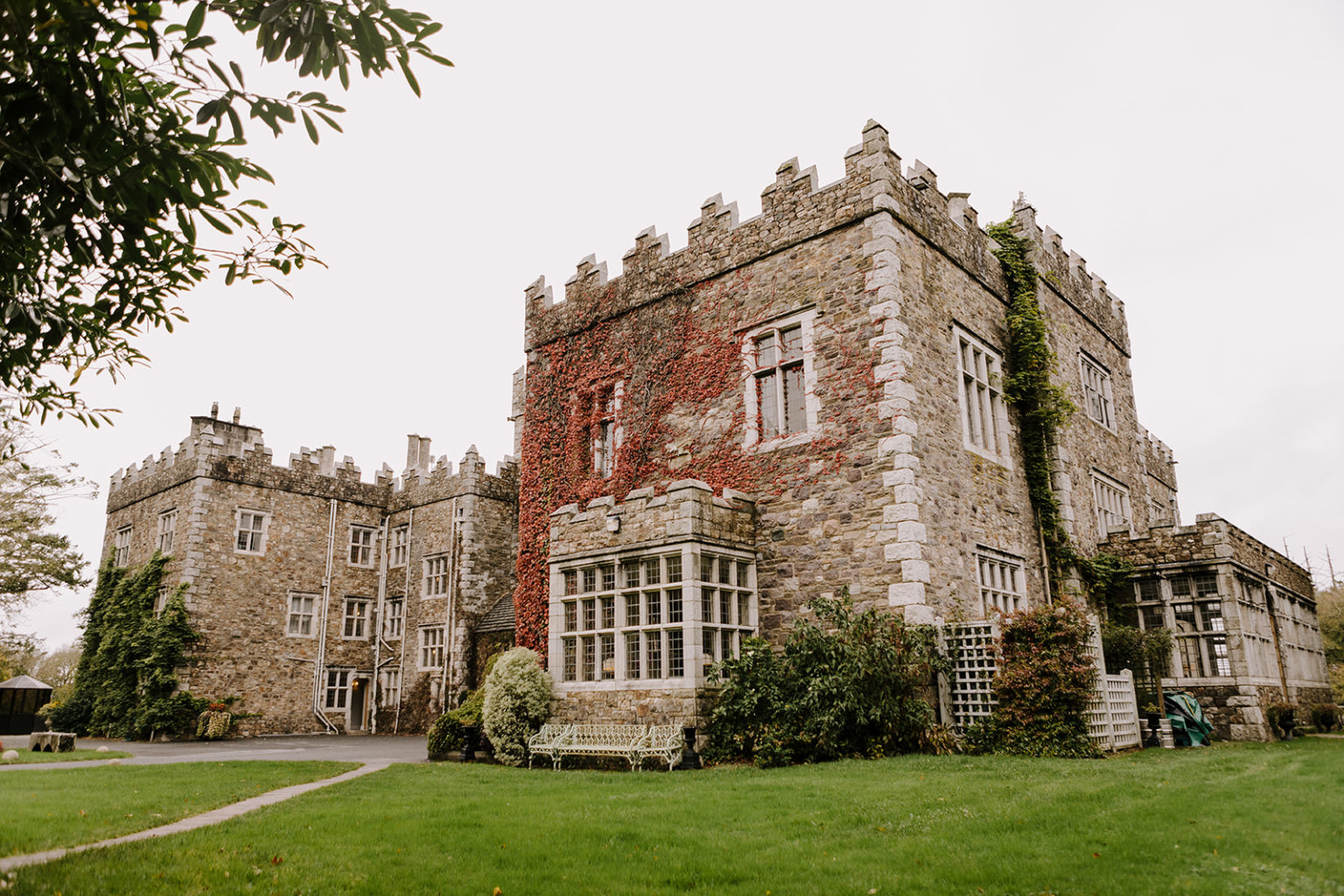 FEATURED WEDDING 2021 | Sarah & Josh: Stunning Fall Garden Castle ...