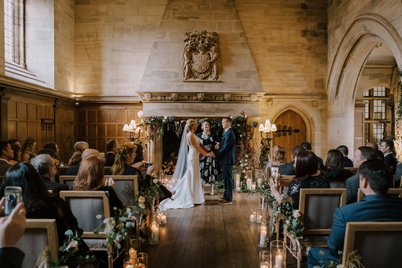 FEATURED WEDDING 2021 | Sarah & Josh: Stunning Fall Garden Castle ...