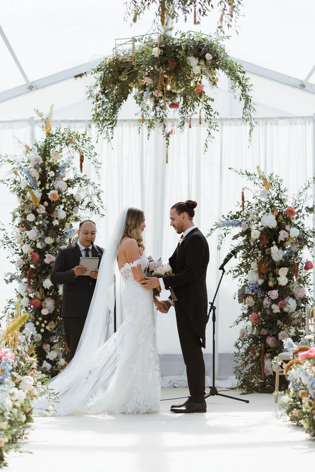 Victoria & Marc: A Feast of Flowers at Ballyfin - Waterlily Weddings