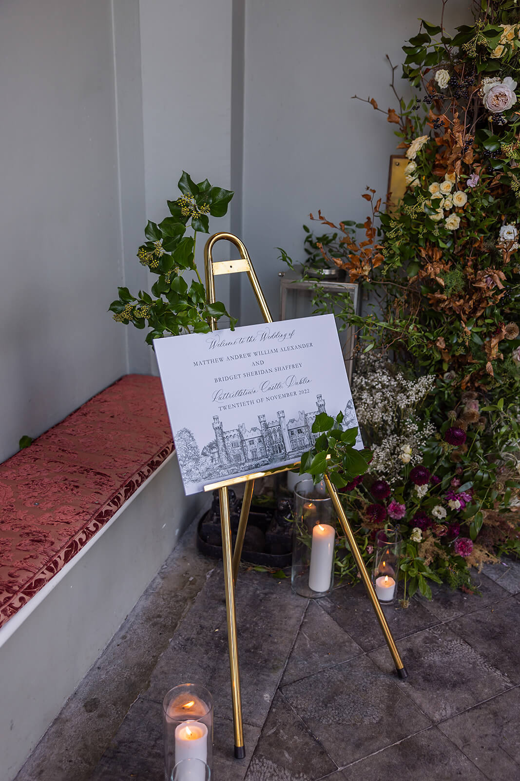 Featured Wedding 2022 | Bridget & Matt: Elegant Autumn Castle Wedding ...